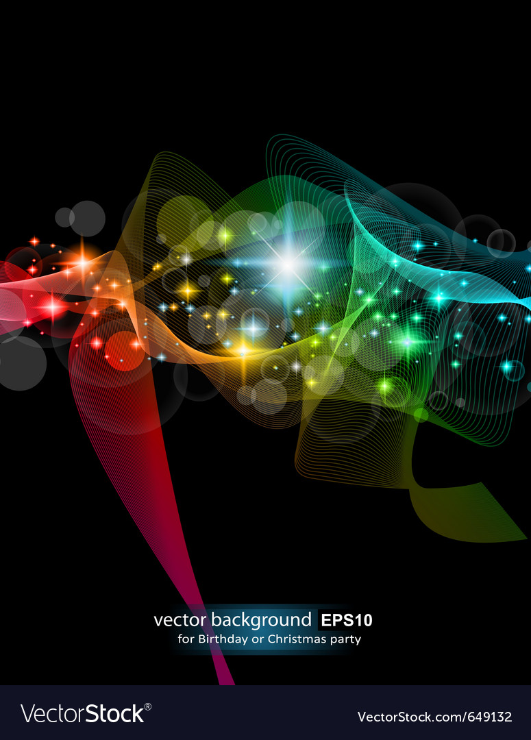 Abstract rainbow flow Royalty Free Vector Image