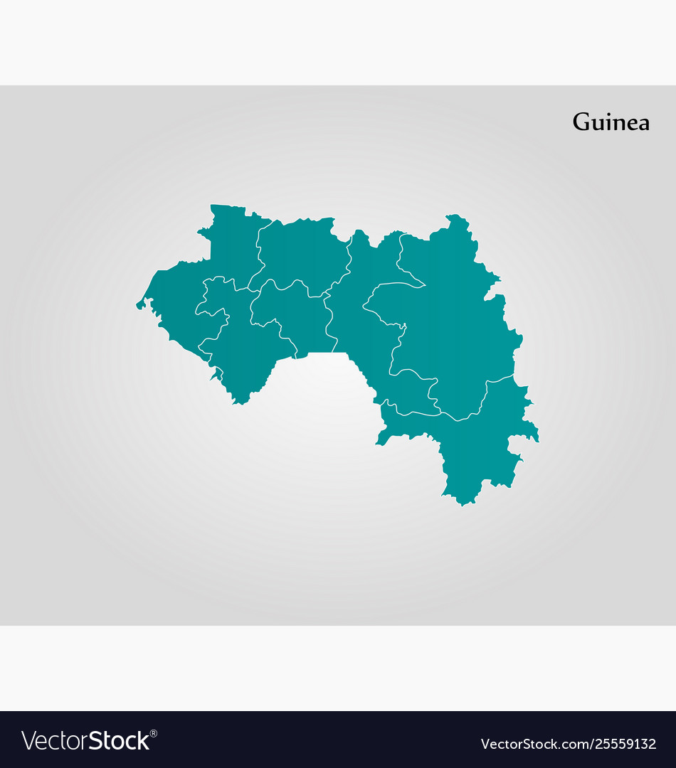 Map guinea Royalty Free Vector Image - VectorStock
