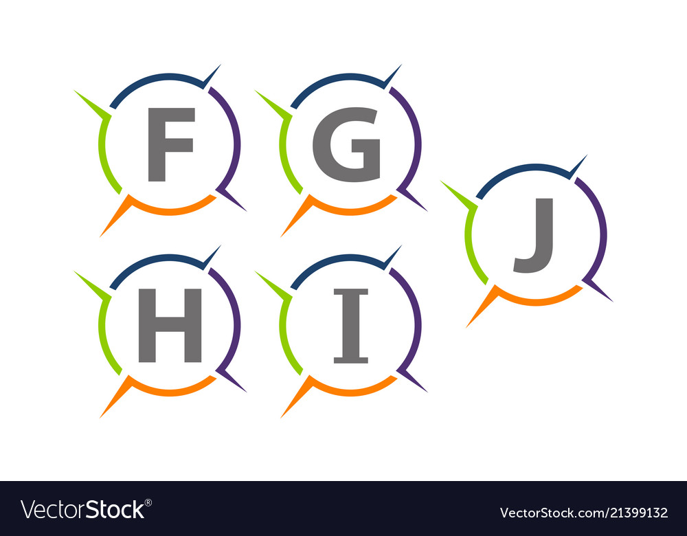 Synergy solution process abbreviation set Vector Image