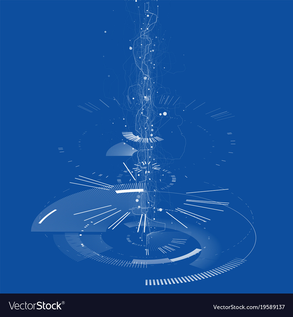 Abstract tech design background Royalty Free Vector Image