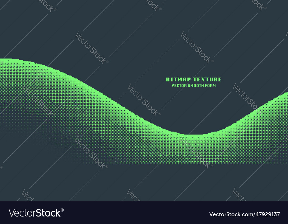 Pixel art style bitmap texture smooth form noise Vector Image