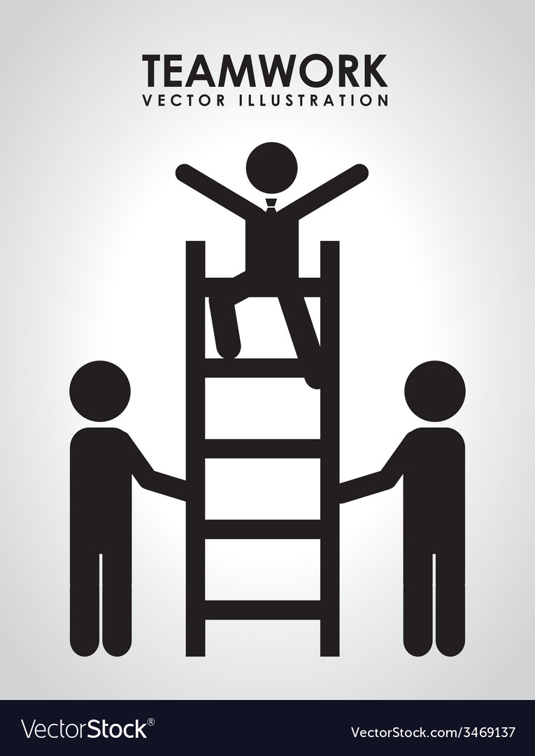 Teamwork design Royalty Free Vector Image - VectorStock