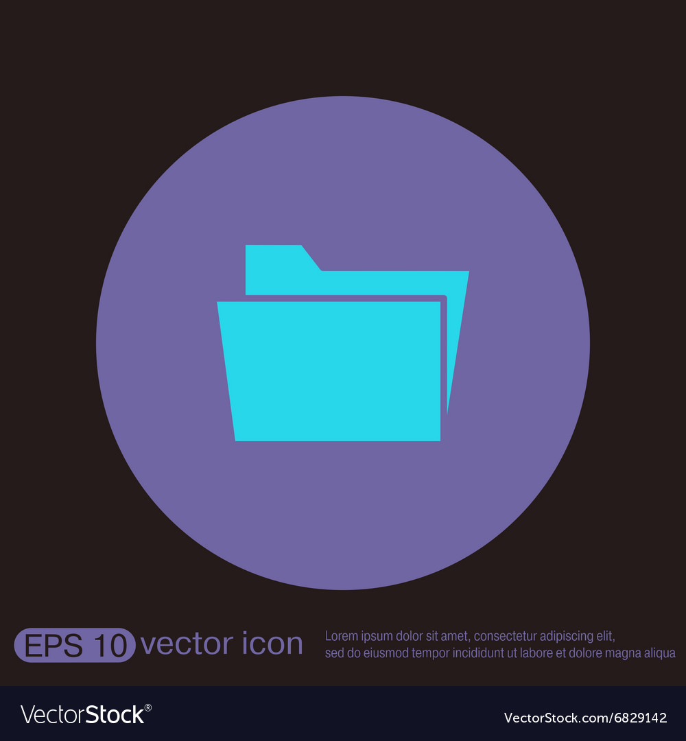 Folder for documents Royalty Free Vector Image