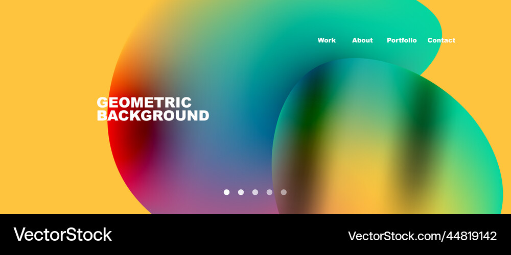 Liquid fluid shapes with flowin gradients abstract