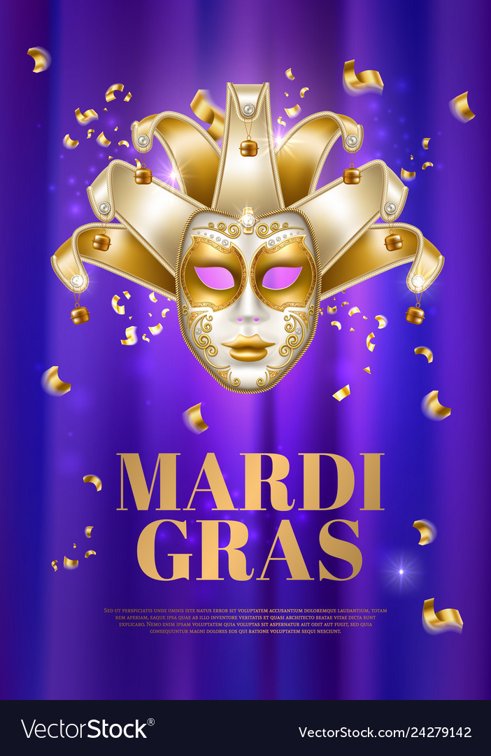 Mardi gras venetian mask brazil carnival Vector Image Mardi gras venetian mask brazil carnival Vector Image