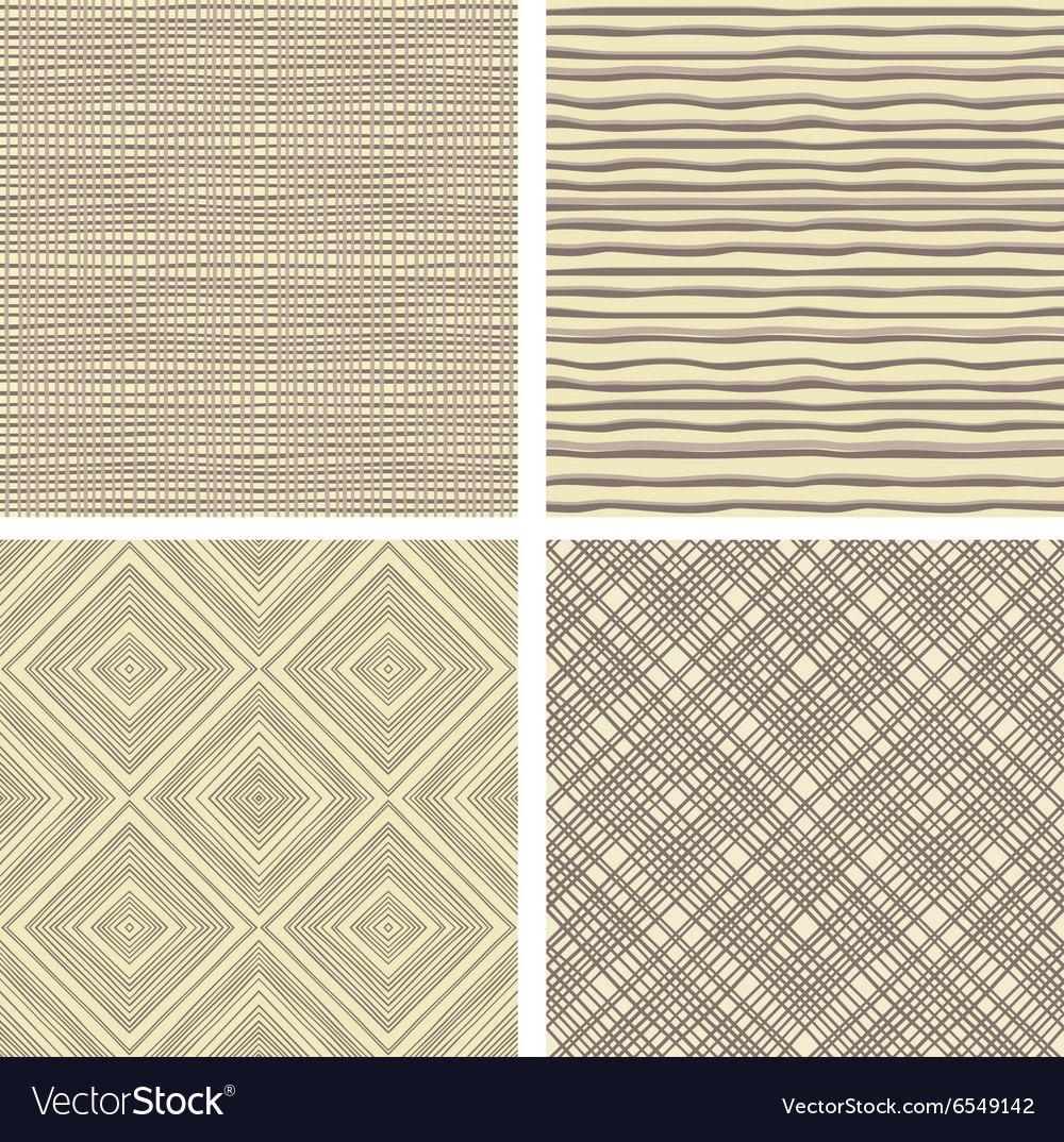 Set seamless patterns backgrounds Royalty Free Vector Image