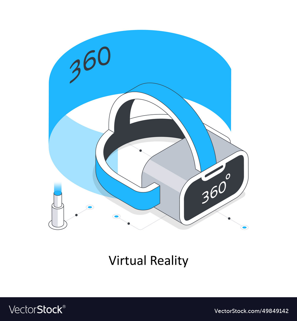 Virtual reality isometric stock eps Royalty Free Vector Virtual reality isometric stock eps Royalty Free Vector