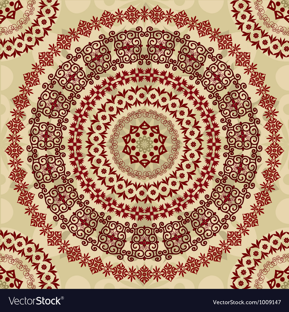 Arabesque seamless2 Royalty Free Vector Image - VectorStock