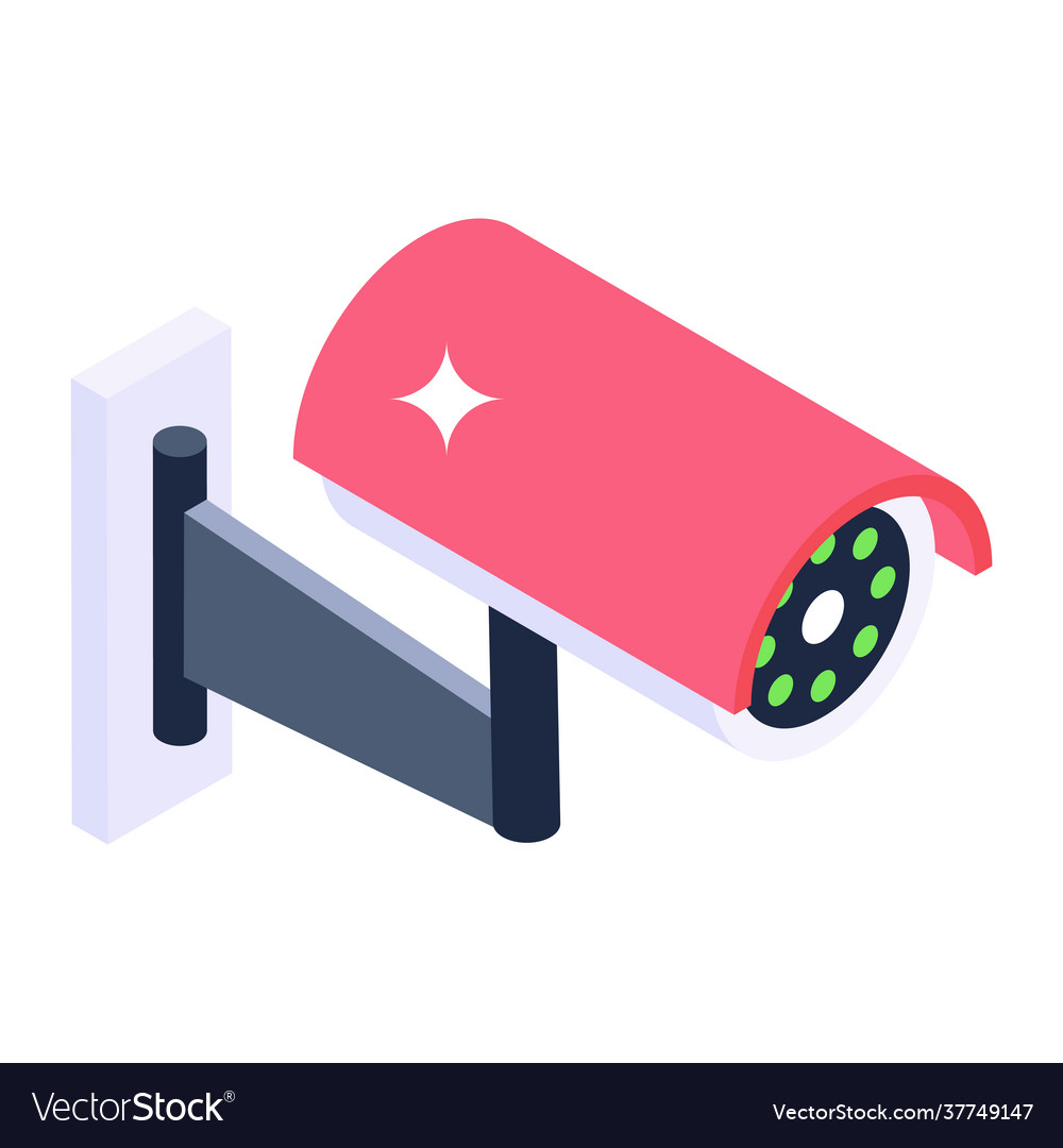 Cctv camera Royalty Free Vector Image - VectorStock