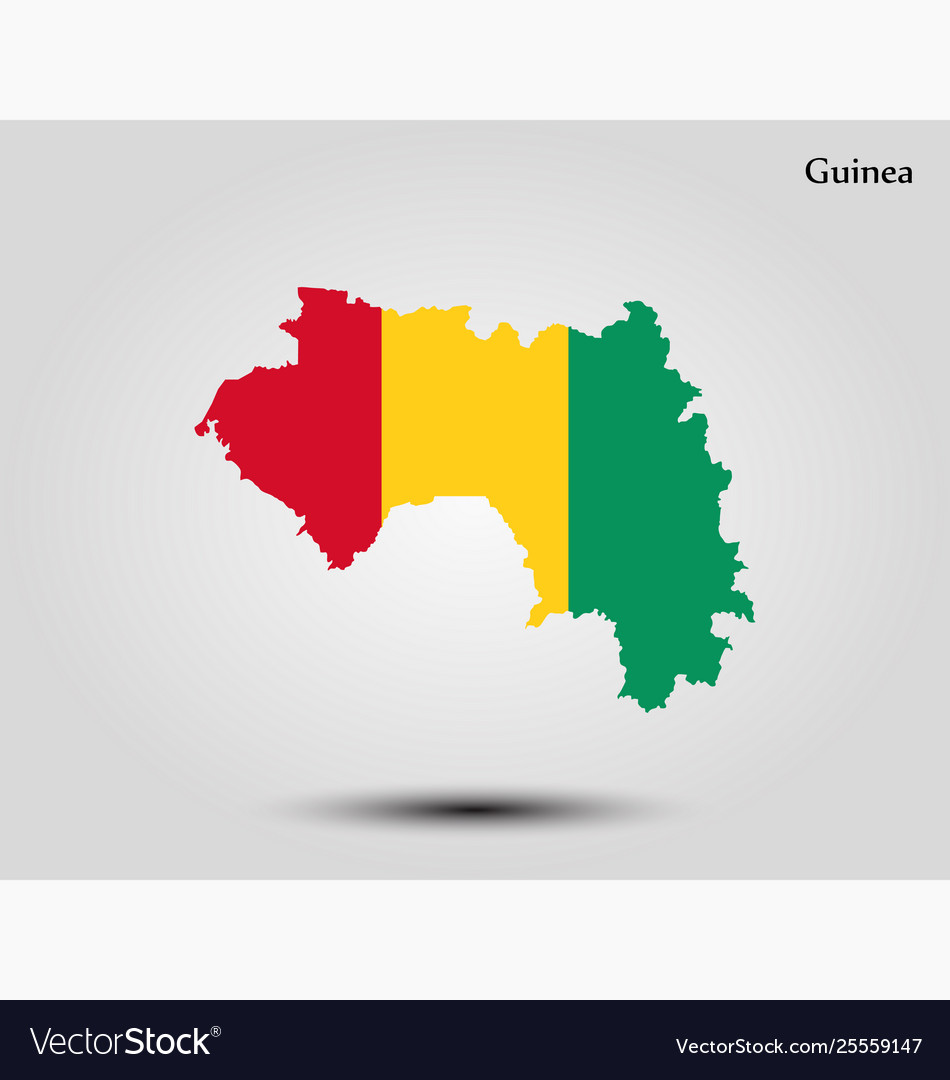 Map guinea Royalty Free Vector Image - VectorStock