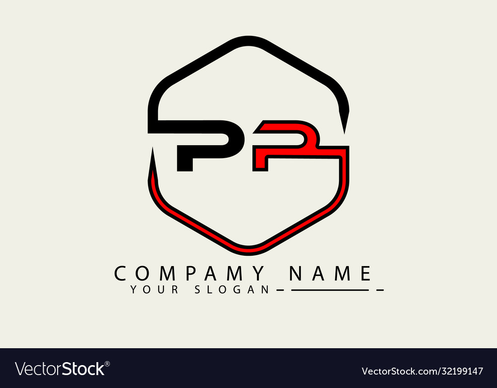 Pp logo Royalty Free Vector Image - VectorStock
