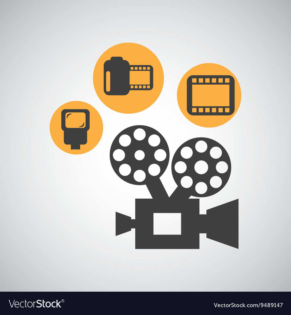 Video camera design Royalty Free Vector Image - VectorStock