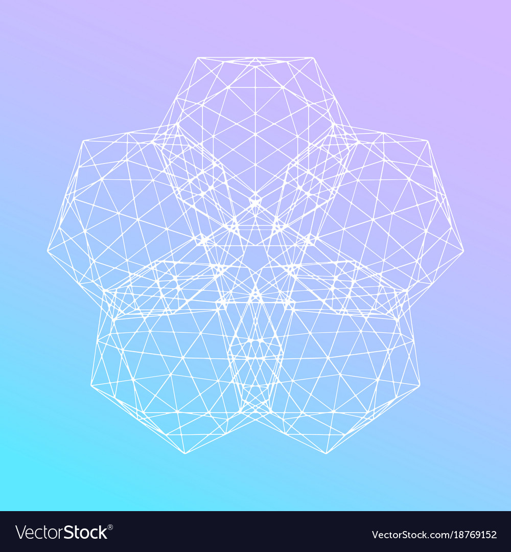 Abstract 3d cubes Royalty Free Vector Image - VectorStock