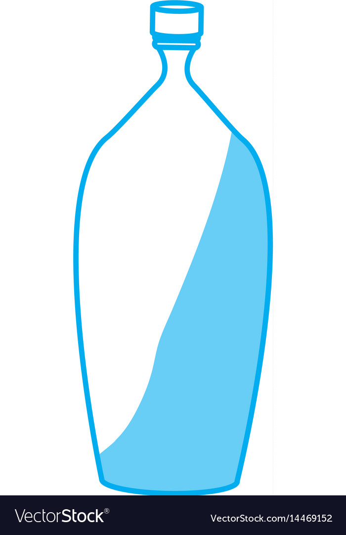 Empty plastic bottle Royalty Free Vector Image