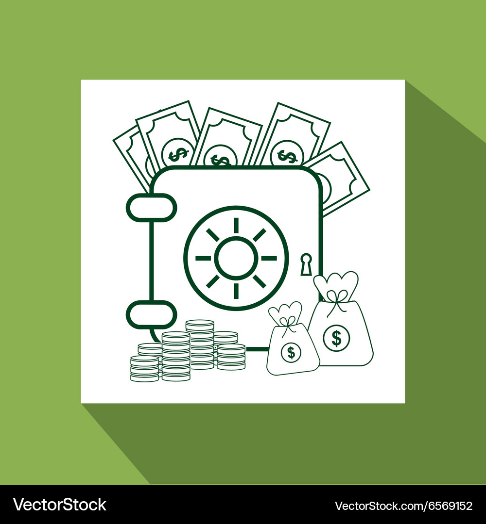 Money and investment Royalty Free Vector Image
