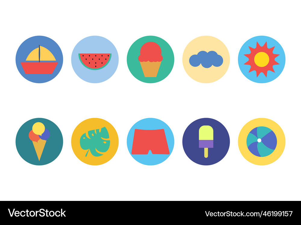Bring some summer fun to your designs with our Vector Image