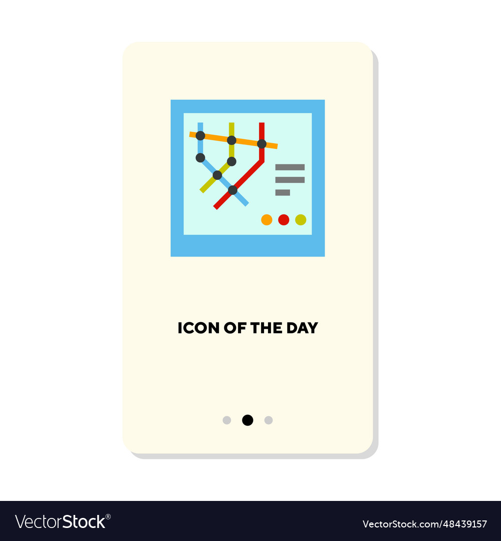 Location map flat icon Royalty Free Vector Image