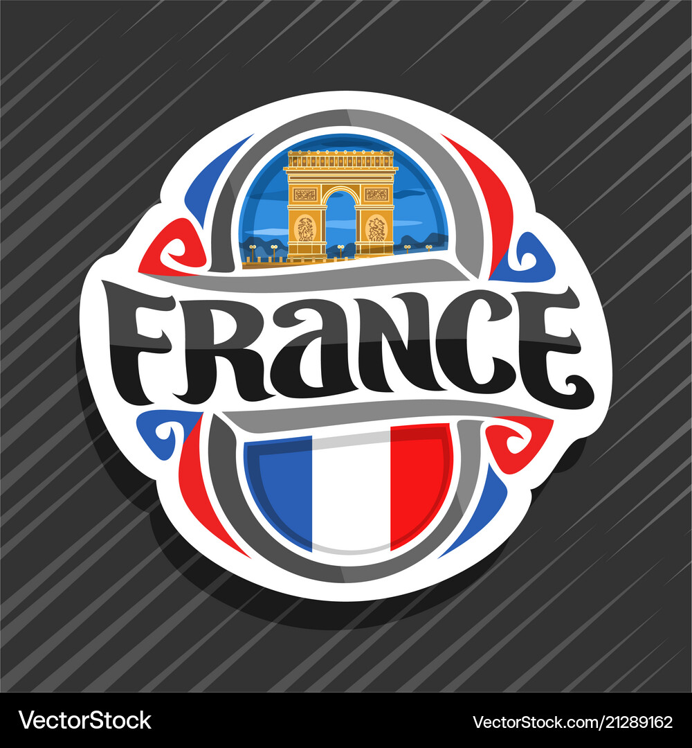 Logo for france Royalty Free Vector Image - VectorStock