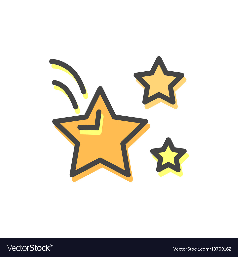 Stars several christmas icons Royalty Free Vector Image