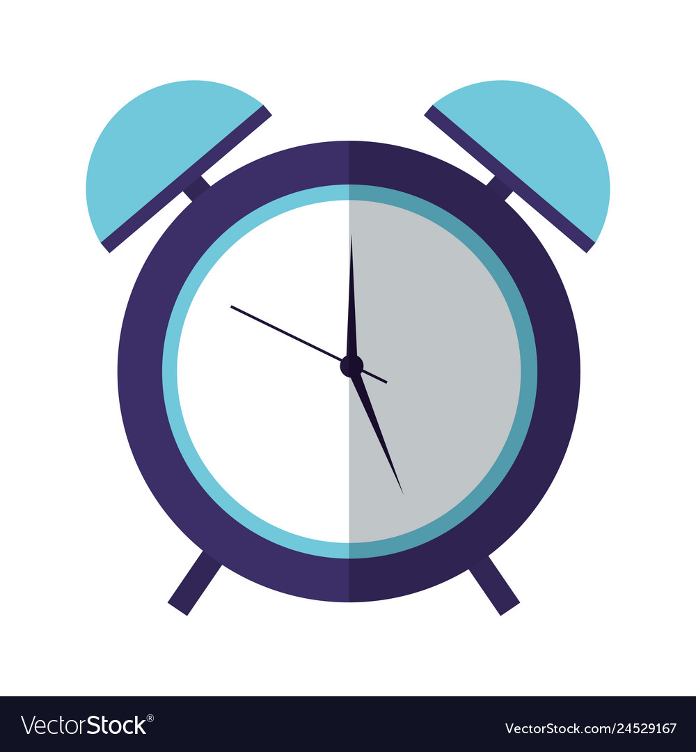 Alarm clock time Royalty Free Vector Image - VectorStock
