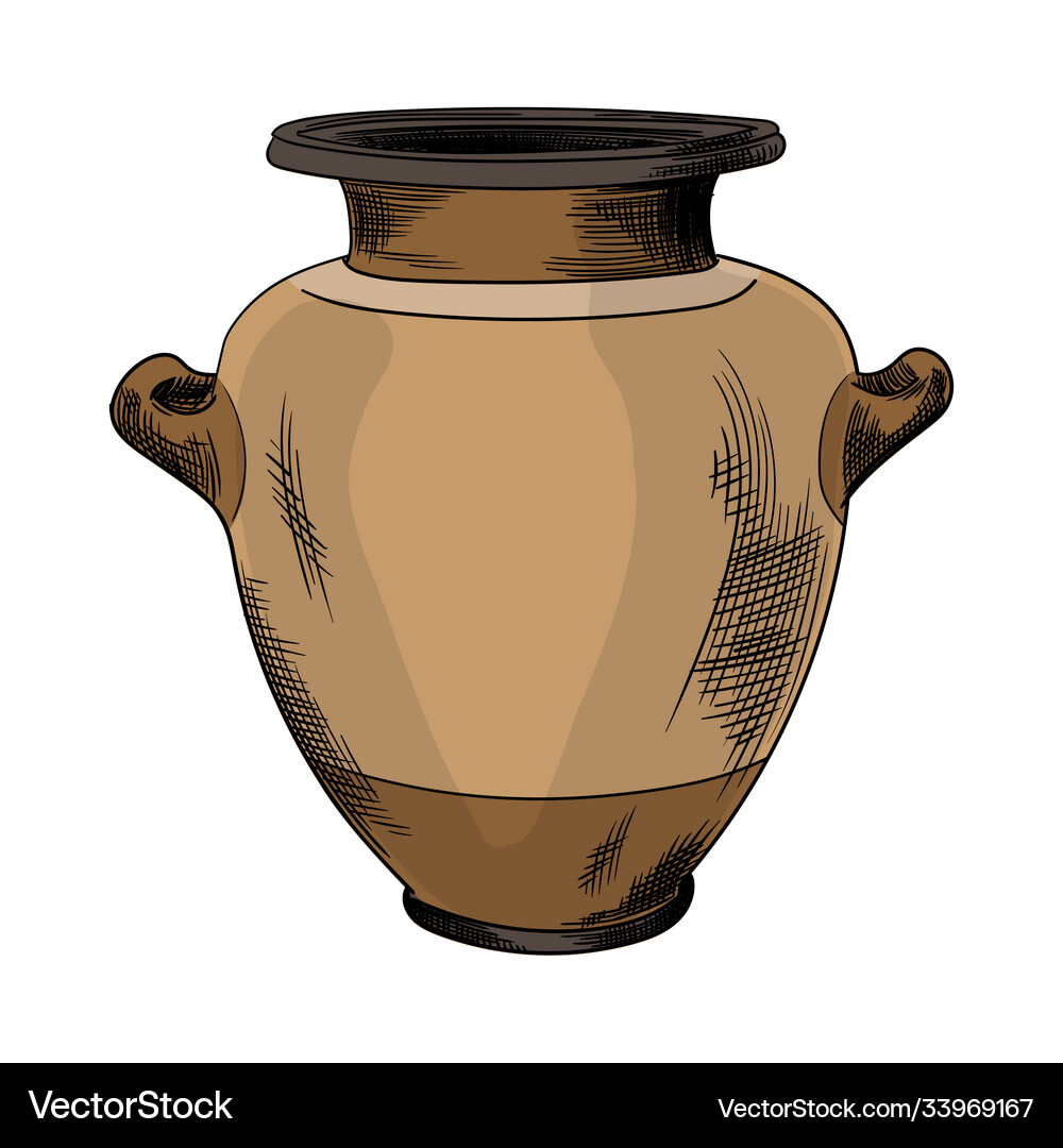 Ancient greek vase Royalty Free Vector Image - VectorStock