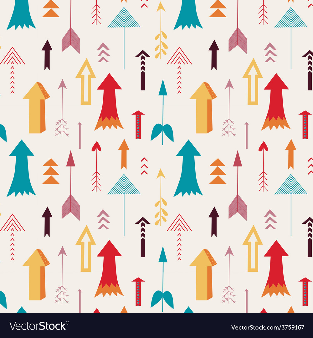 Arrows directing up seamless pattern Royalty Free Vector
