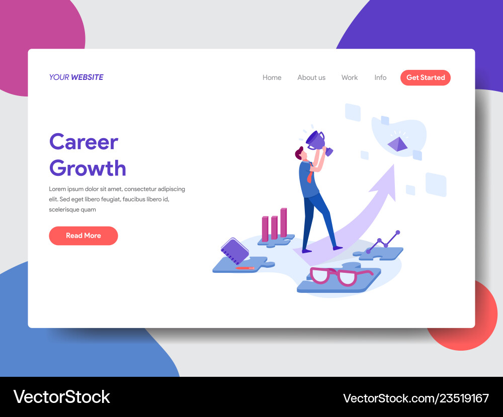 Career development Royalty Free Vector Image - VectorStock