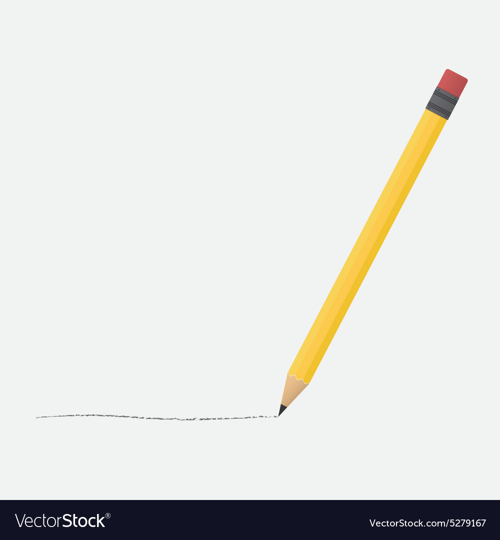 Pencil Royalty Free Vector Image - VectorStock
