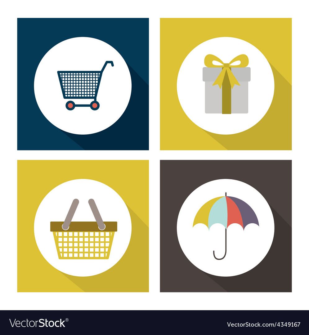 Shopping design Royalty Free Vector Image - VectorStock