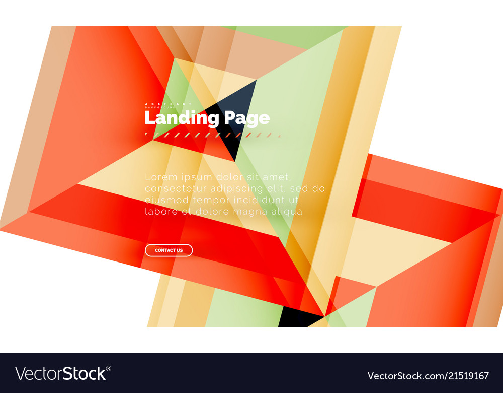 Square shape geometric abstract background Vector Image