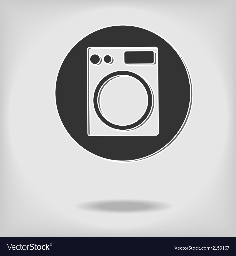 Washing machine Royalty Free Vector Image - VectorStock