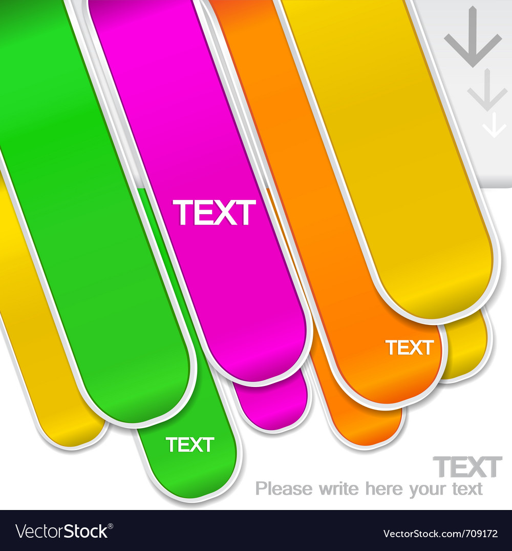 Abstract background with colorful stripes Vector Image