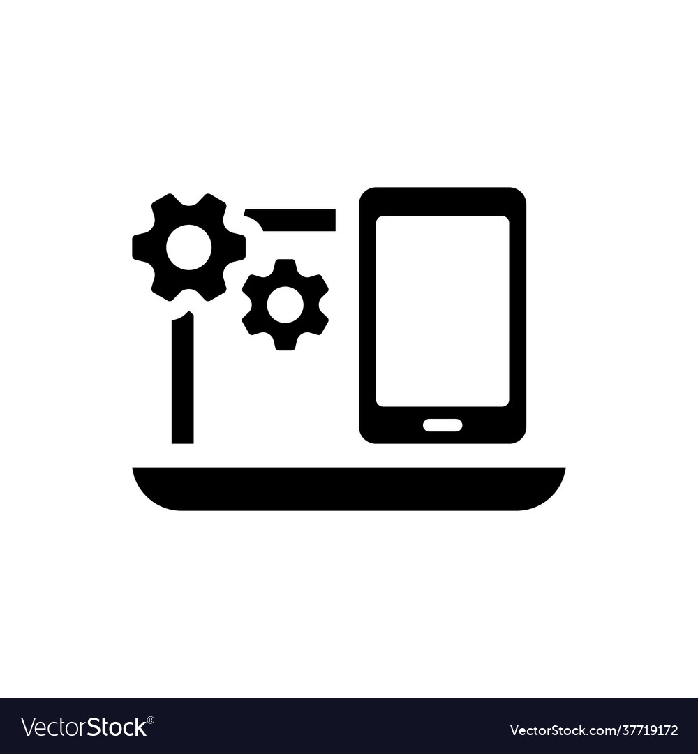 Application icon Royalty Free Vector Image - VectorStock
