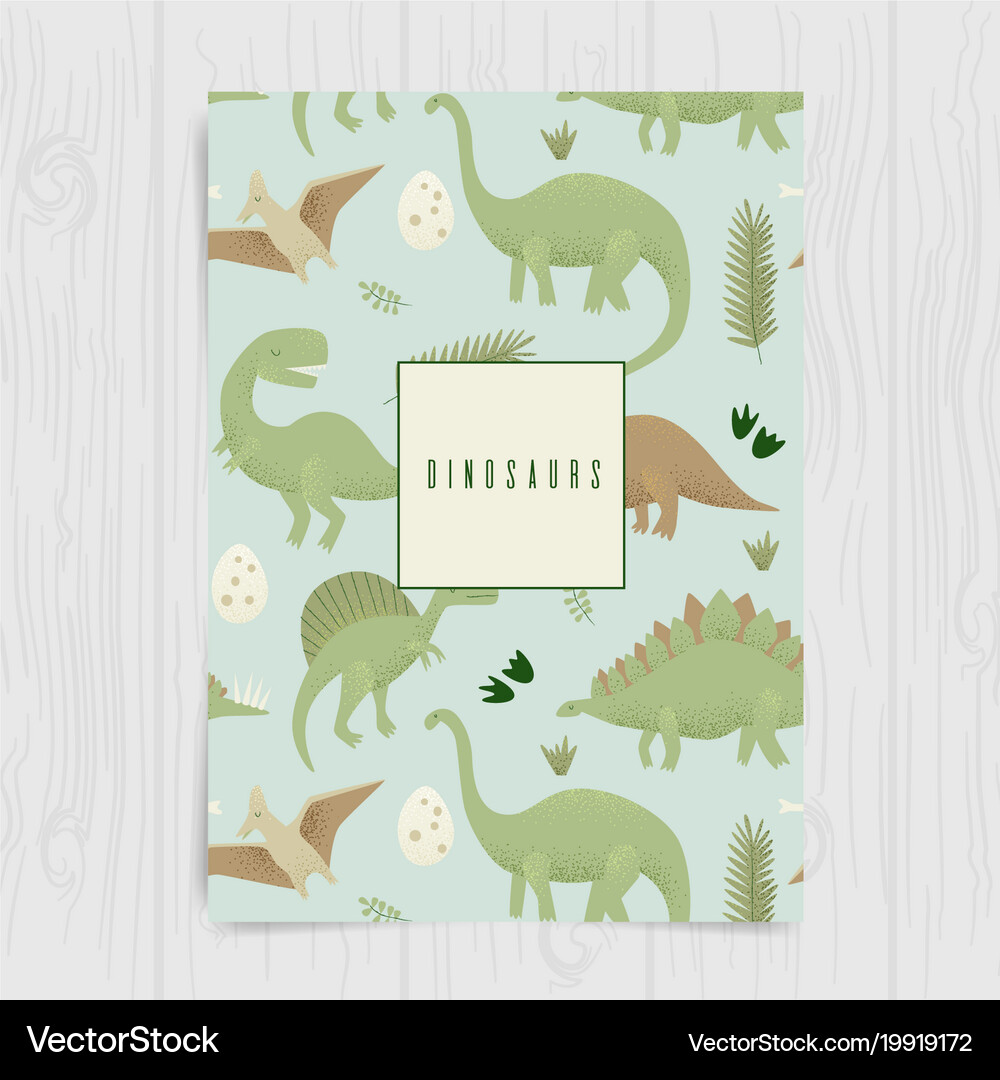 Dinosaurs design tyrannosaurus rex Royalty Free Vector Image