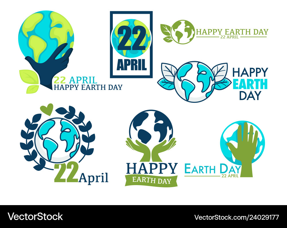 Ecology and environment protection earth day Vector Image