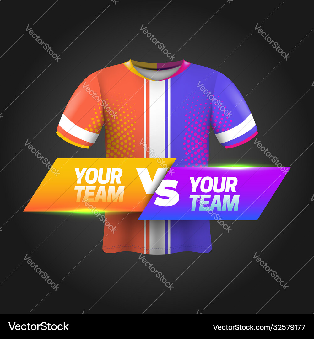 Football scoreboard broadcast graphic template Vector Image