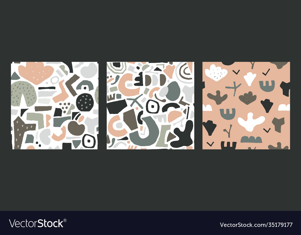 Seamless abstract pattern abstract modern Vector Image