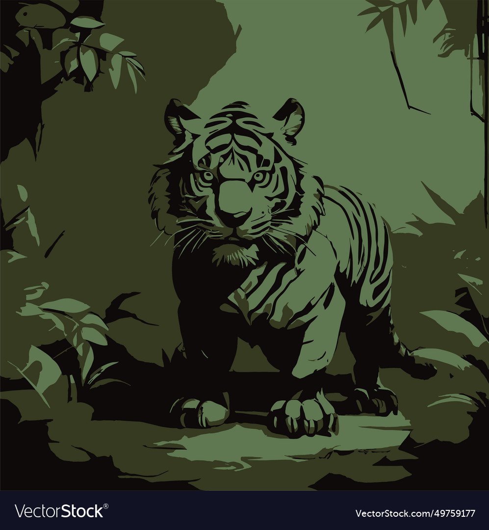 Tiger Royalty Free Vector Image - VectorStock