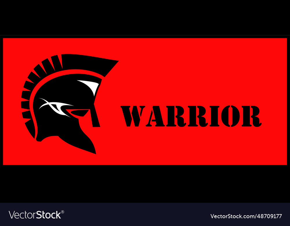 Warrior head Royalty Free Vector Image - VectorStock