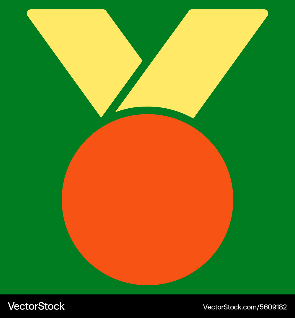 Army medal icon from competition success bicolor Vector Image