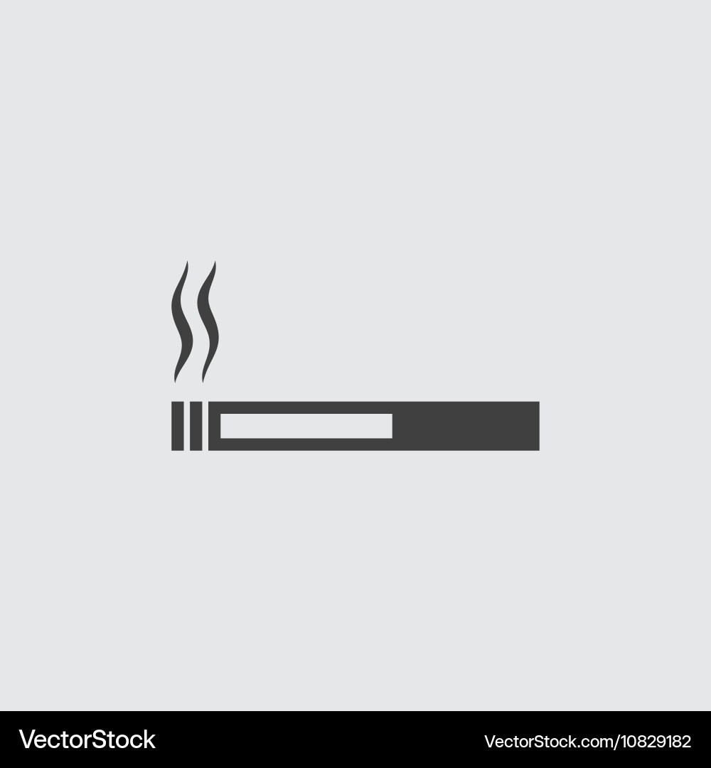 Cigarette icon Royalty Free Vector Image - VectorStock