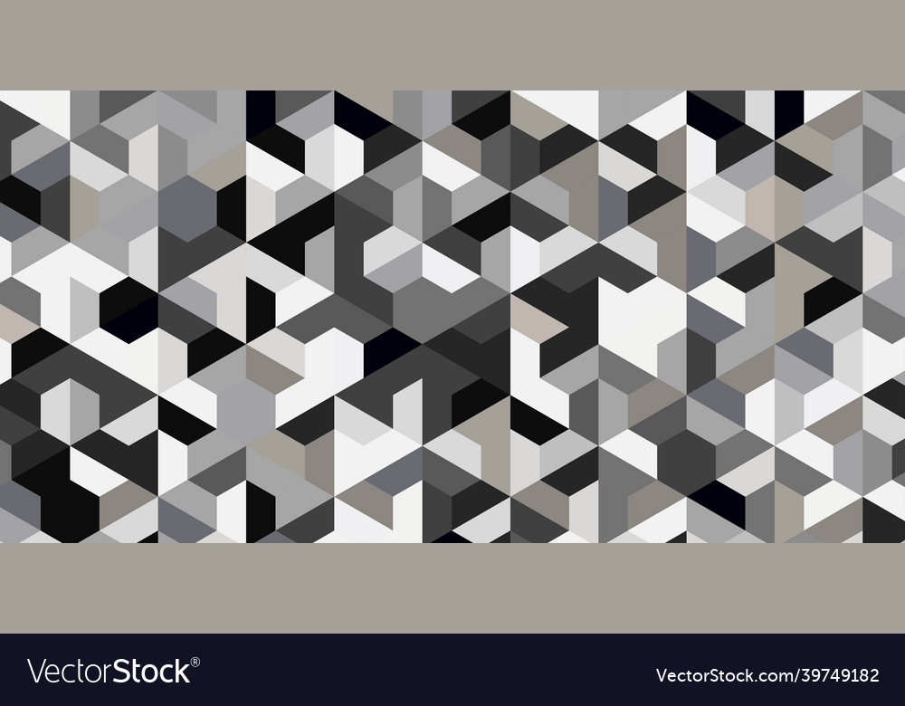 Geometric pattern with polygonal shape Royalty Free Vector