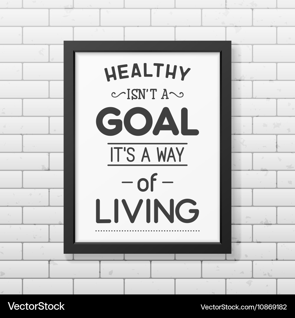 Health quote typographical poster Royalty Free Vector Image