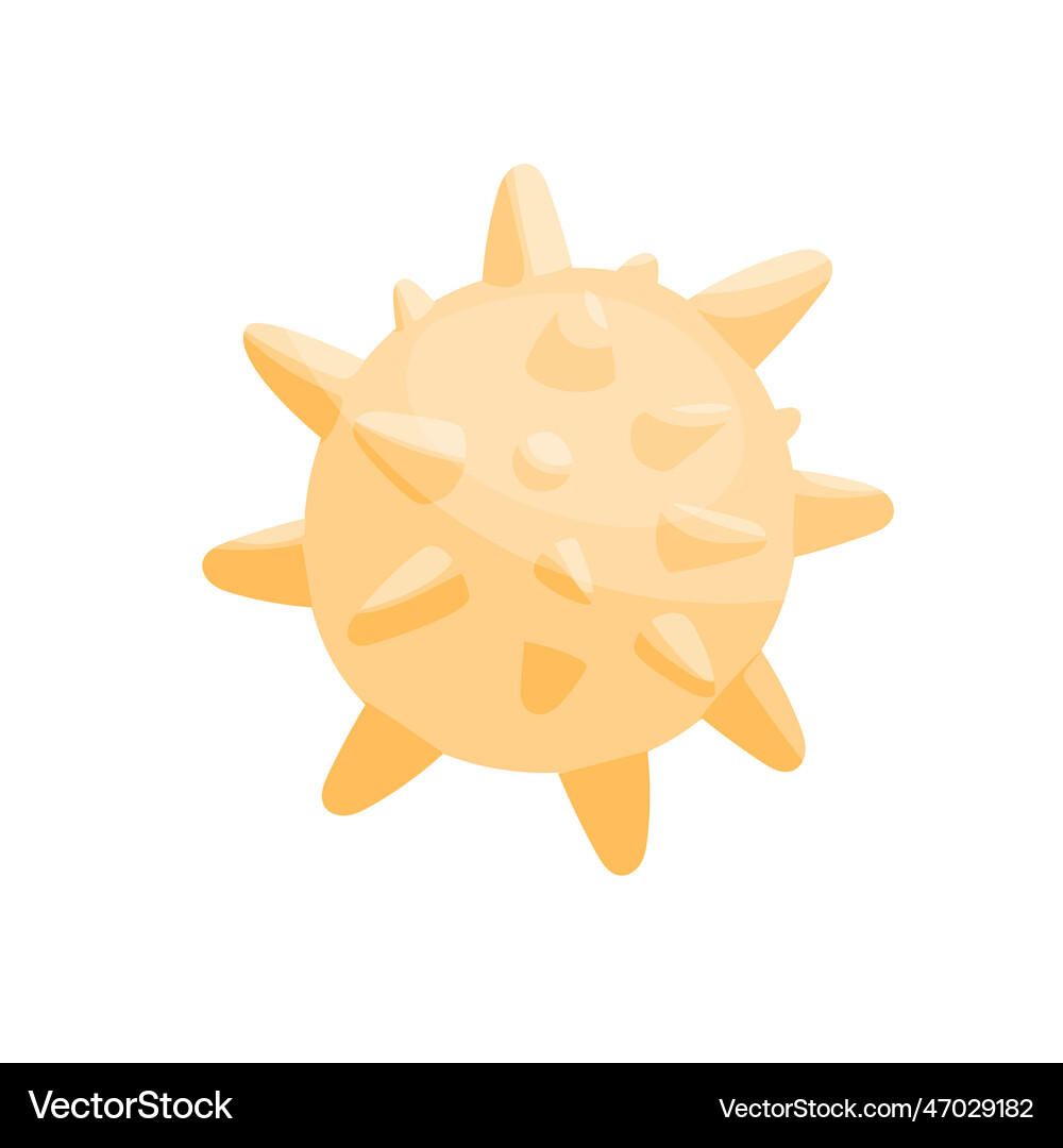 Pet spiked ball toy cartoon Royalty Free Vector Image