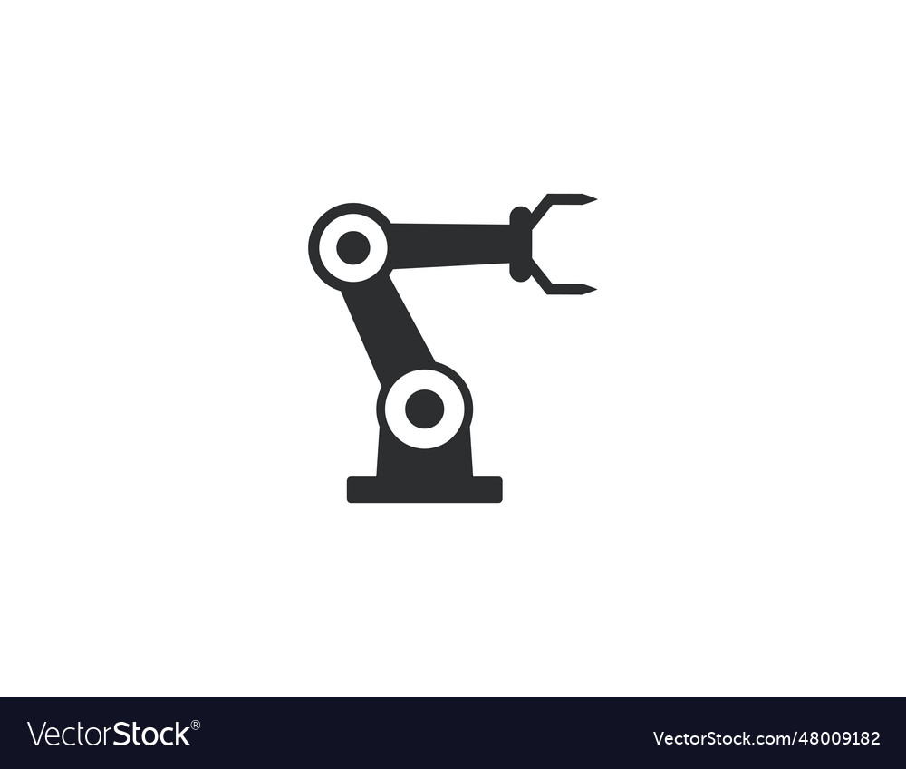 Robotic arm icon Royalty Free Vector Image - VectorStock