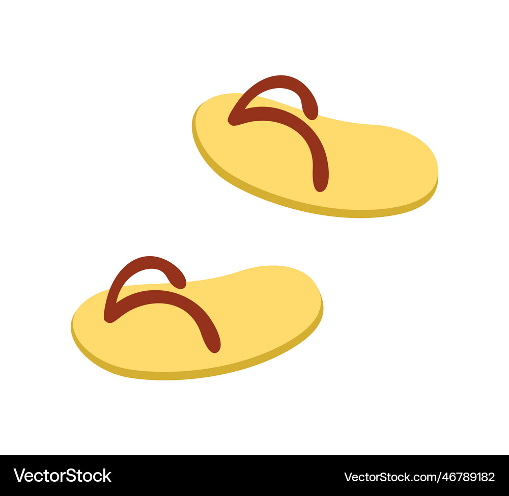 Summer shoes element Royalty Free Vector Image
