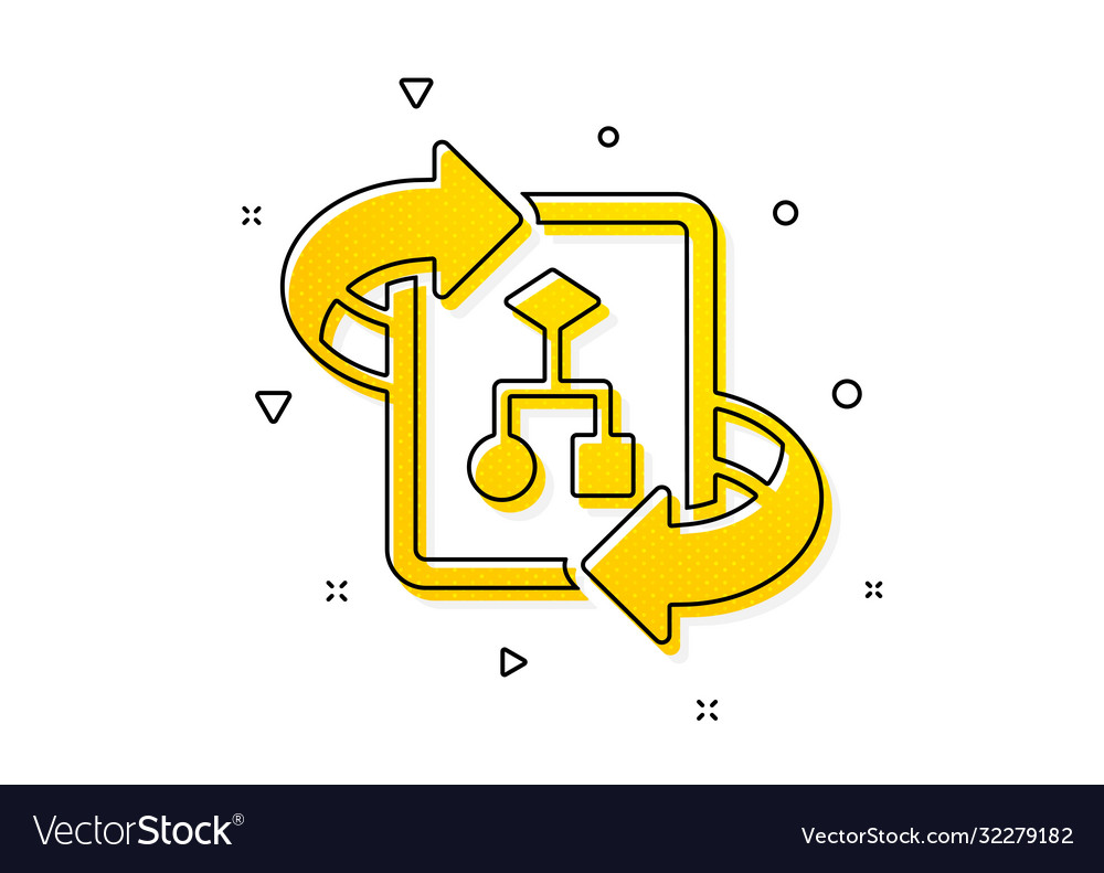 Technical algorithm icon project documentation Vector Image Technical algorithm icon project documentation Vector Image