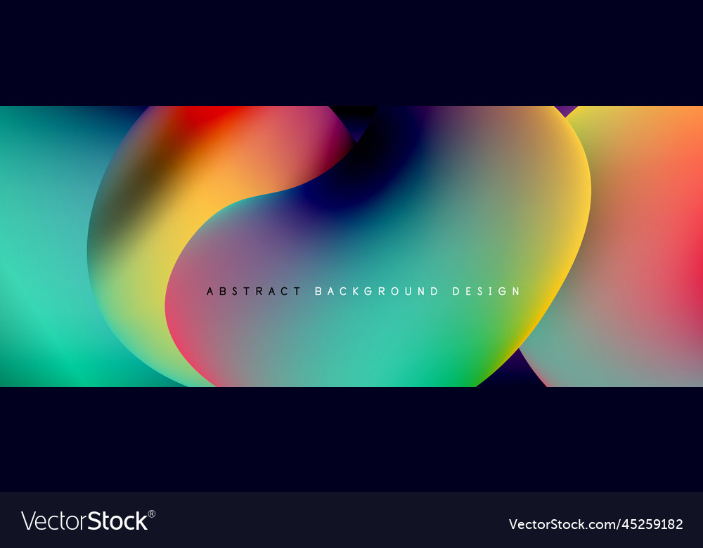 Trendy simple fluid color gradient abstract Vector Image