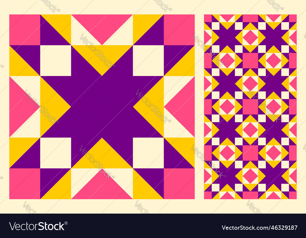 Geometric Quilt Block Patterns