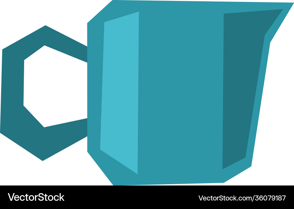 Coffee or milk mug icon isolated on white Vector Image